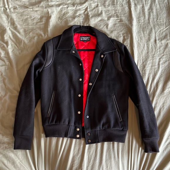 Straight To Hell | Jackets & Coats | Straight To Hell Varsitybomber ...
